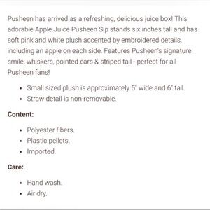 Pusheen | Toys | Pusheen The Cat Apple Juice Box Plush New With Tag ...
